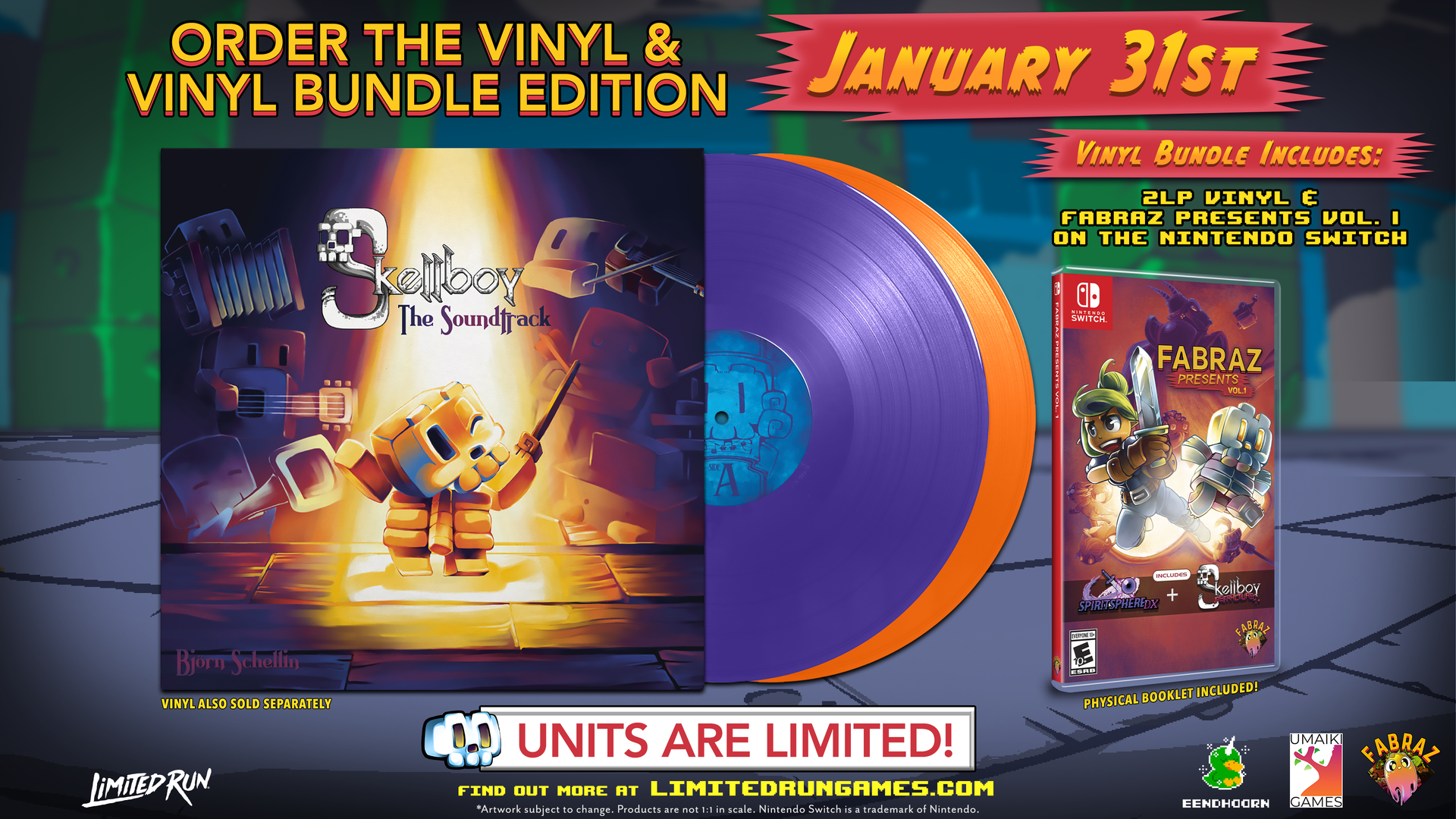 Skellboy - 2LP Vinyl Soundtrack – Limited Run Games