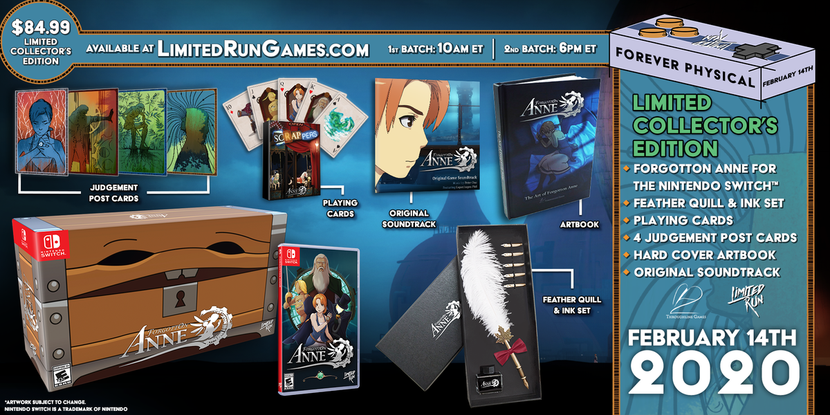 Switch Limited Run #62: Forgotton Anne Collector's Edition – Limited ...