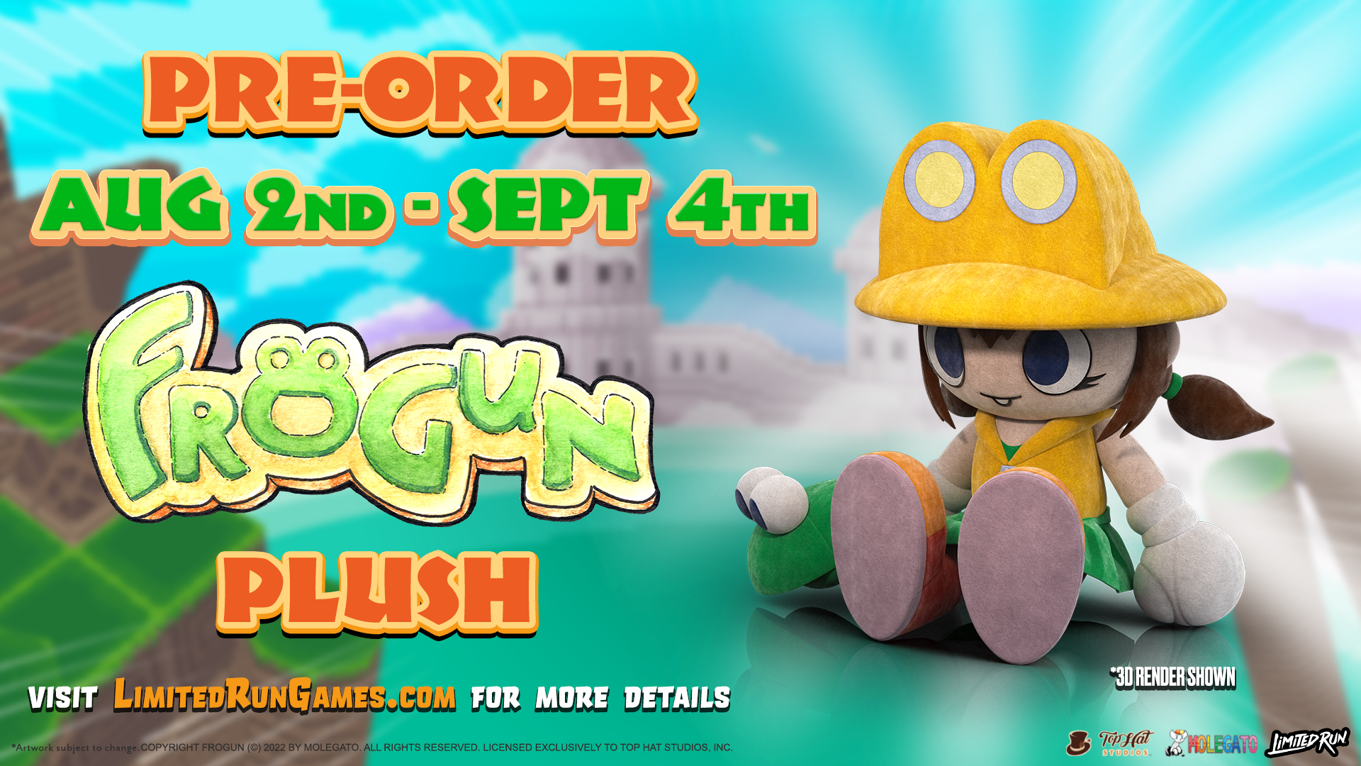 Frogun Plush – Limited Run Games