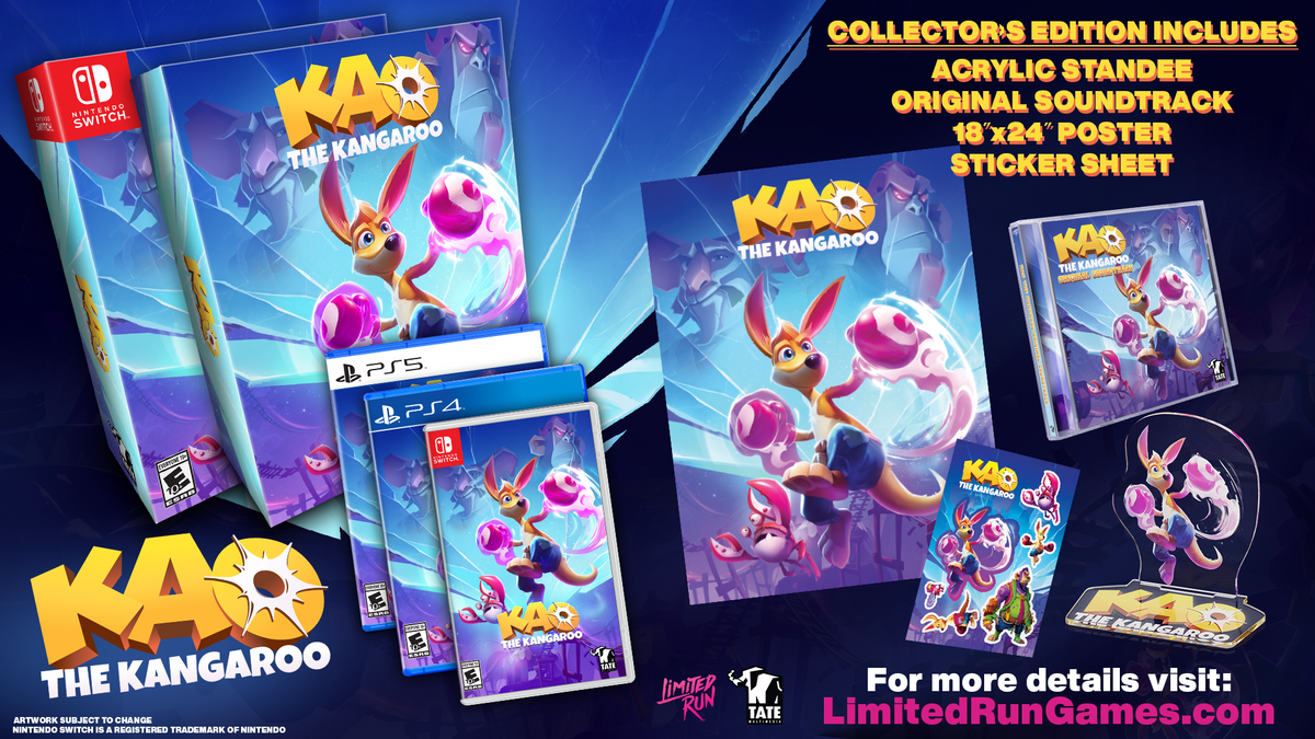 Kao the Kangaroo Collector's Edition (PS5) – Limited Run Games