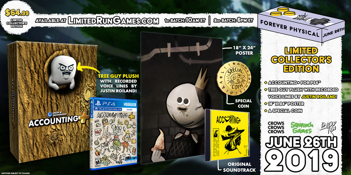 Limited Run #272: Accounting+ Tree Guy Edition (PS4) – Limited Run Games