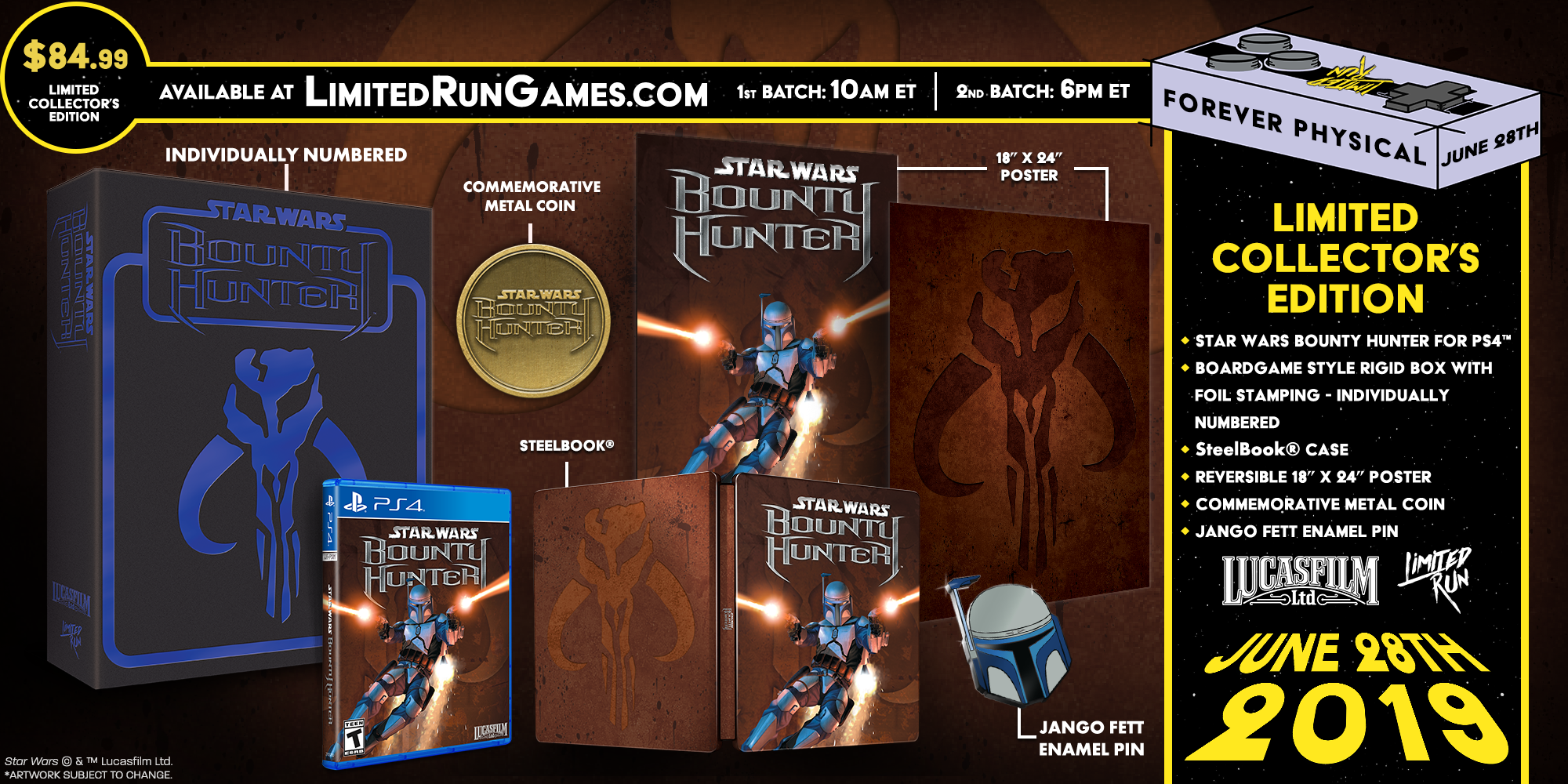Limited Run #273: Star Wars Bounty Hunter Premium Edition (PS4 ...