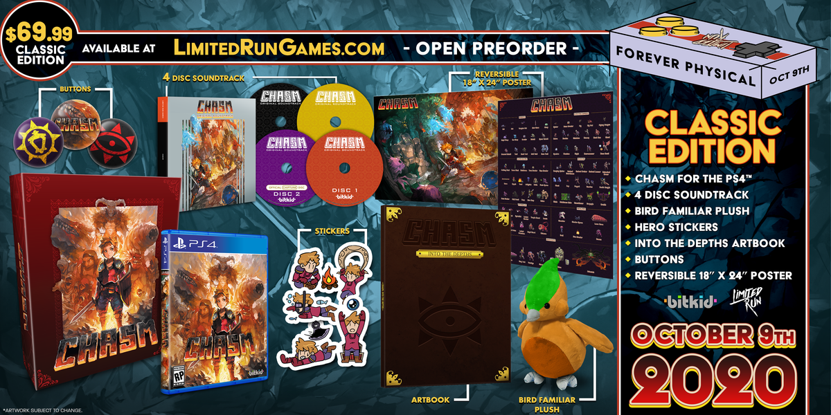 Limited Run #369: Chasm Classic Edition (PS4) – Limited Run Games