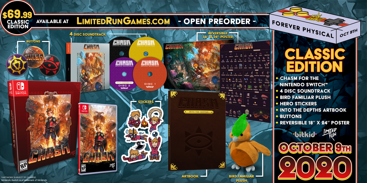 Switch Limited Run #85: Chasm Classic Edition – Limited Run Games