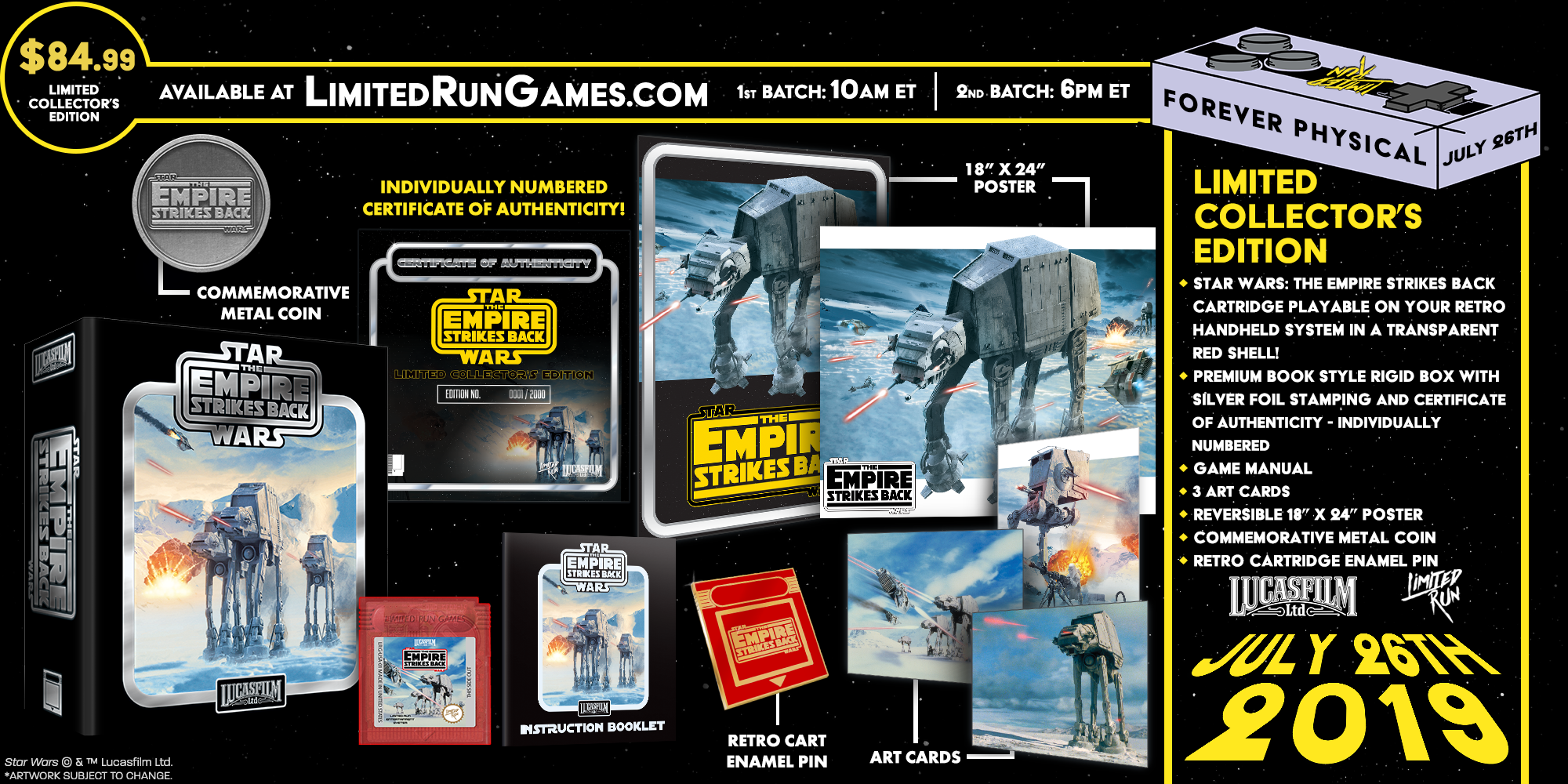 Star Wars: The Empire Strikes Back (GB) Premium Edition – Limited Run Games
