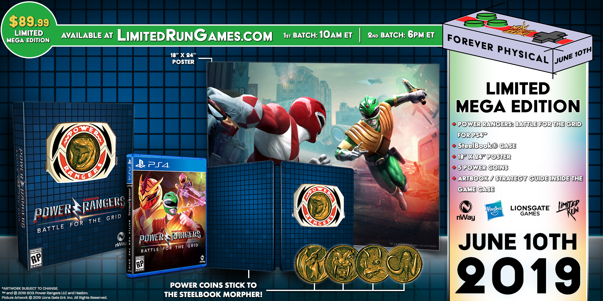 Limited Run #276: Power Rangers: Battle for the Grid Mega Edition (PS4 ...