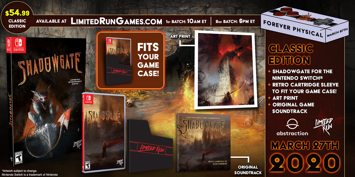 Switch Limited Run #66: Shadowgate Classic Edition – Limited Run Games