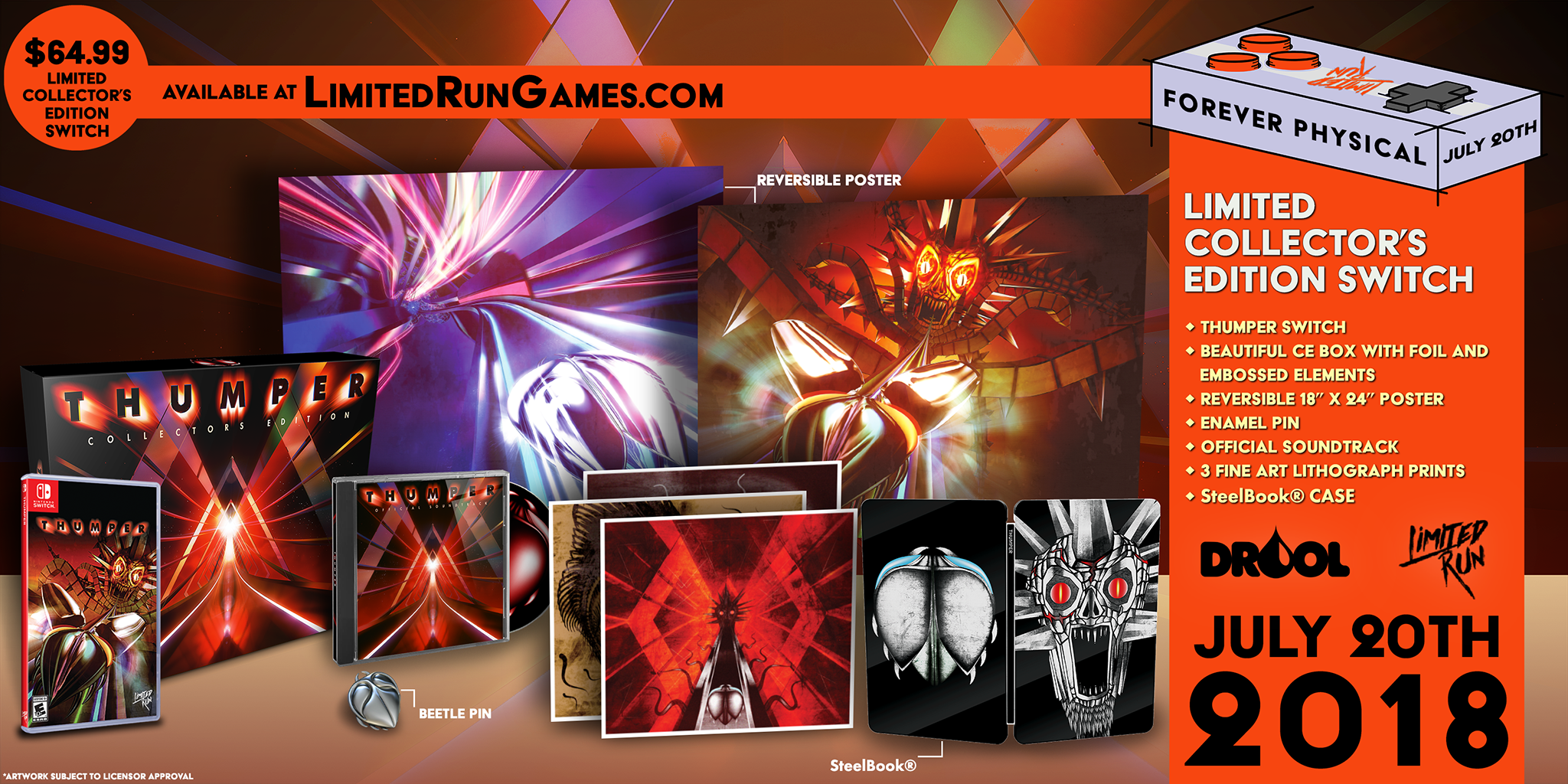 Switch Limited Run #9: Thumper Collector's Edition – Limited Run Games