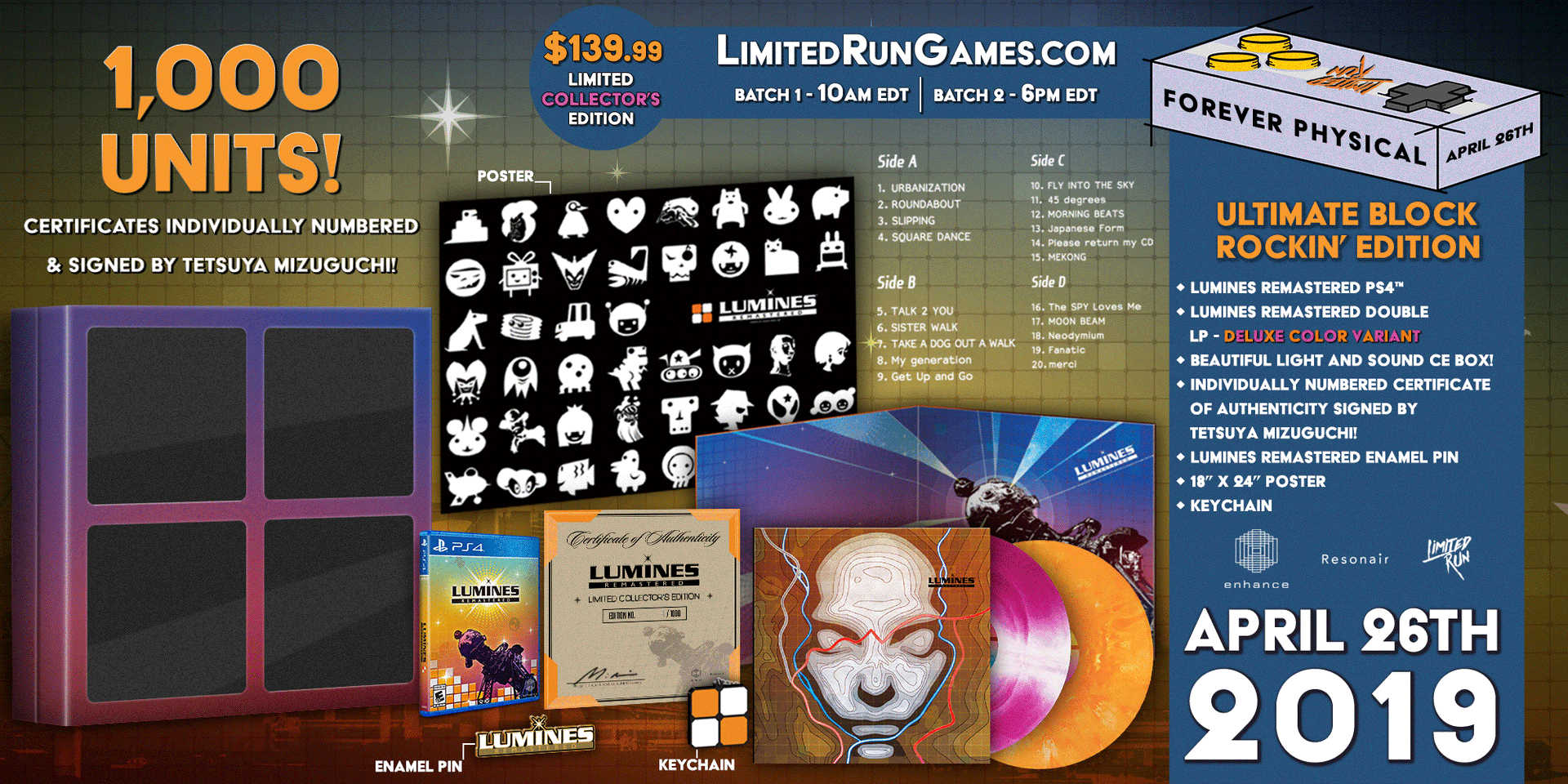 Limited Run #201: Lumines Remastered Ultimate Edition (PS4) – Limited ...