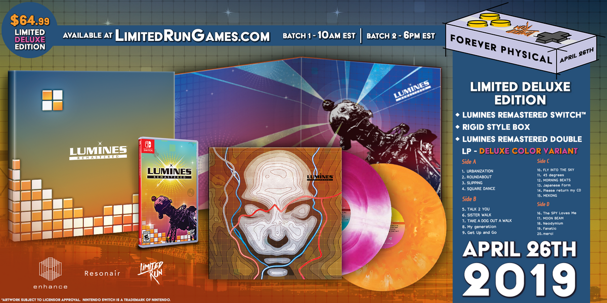 Switch Limited Run #27: Lumines Remastered Deluxe Edition – Limited Run ...