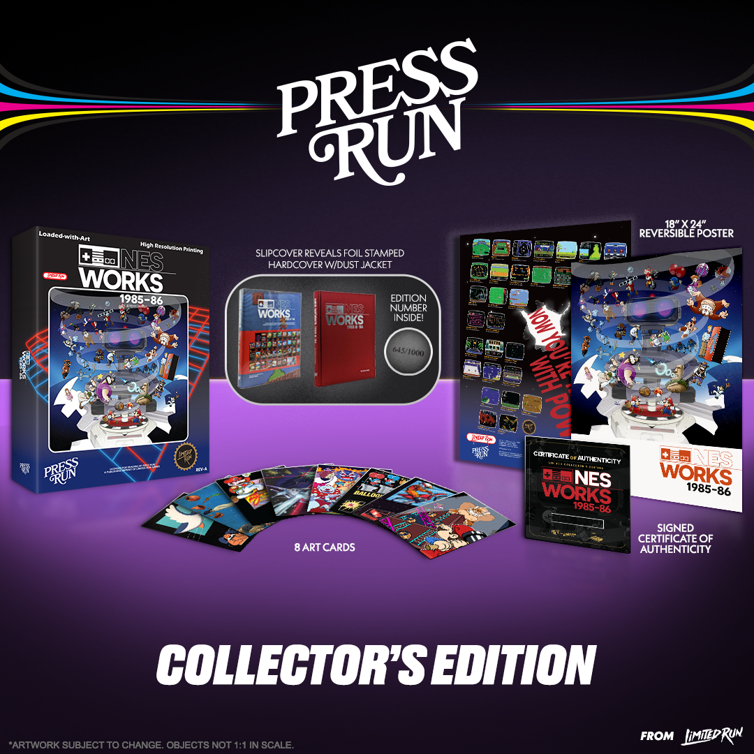 NES Works 1985-86 Collector's Edition (Hardcover) – Limited Run Games