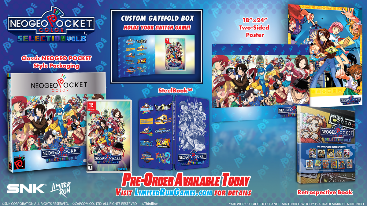 NEOGEO POCKET COLOR SELECTION Vol.2 Collector's Edition (Switch ...