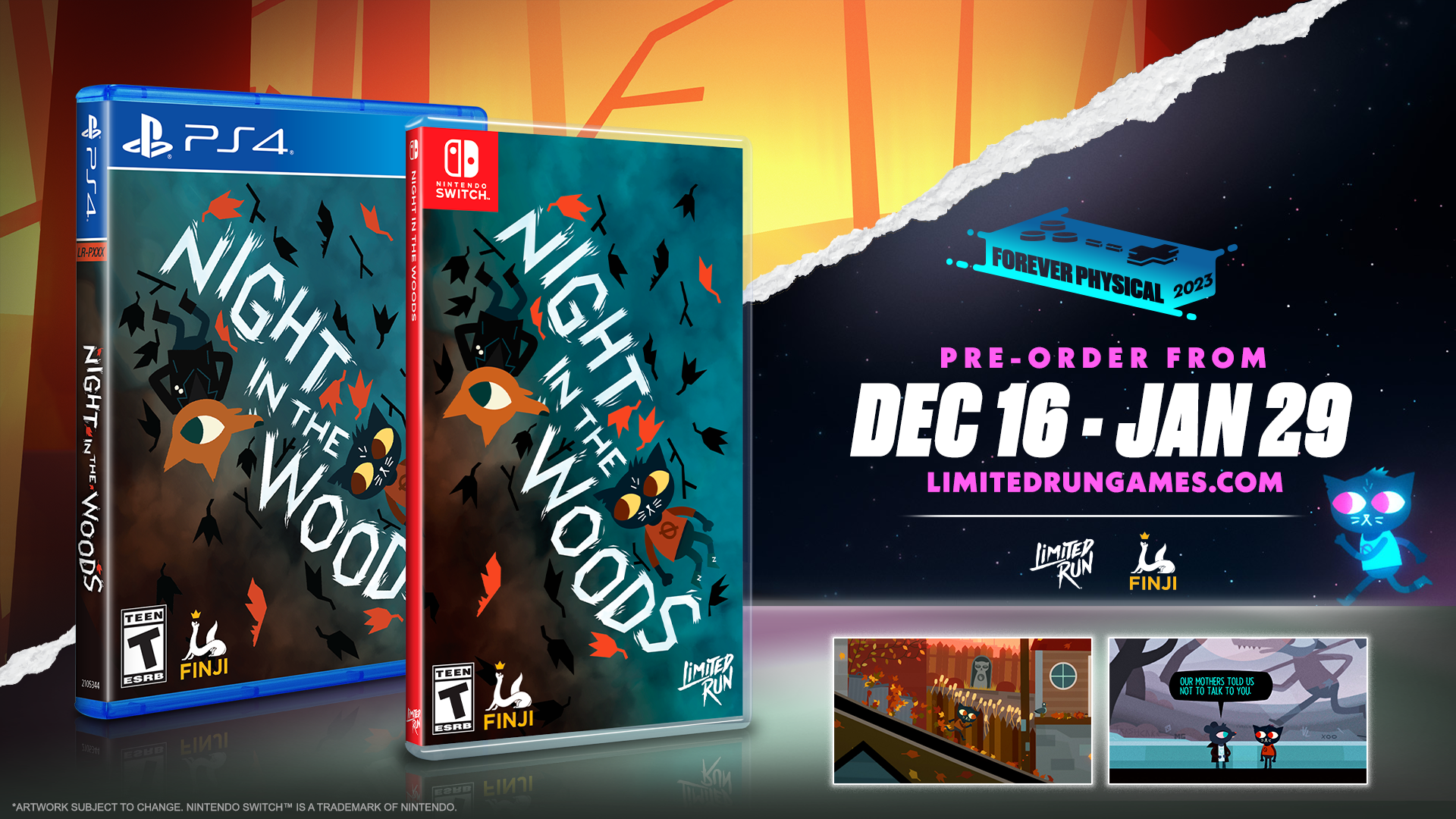 Switch Limited Run #171: Night in the Woods – Limited Run Games