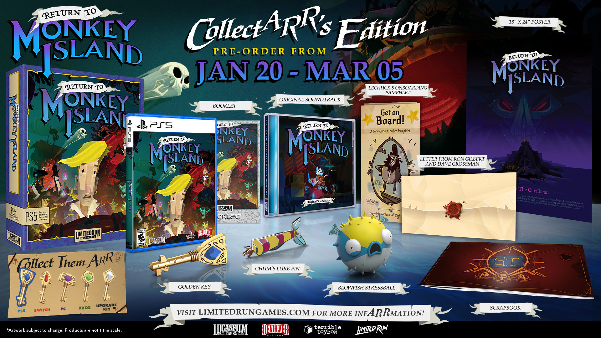 Return to Monkey Island Collector's Edition (PS5) – Limited Run Games