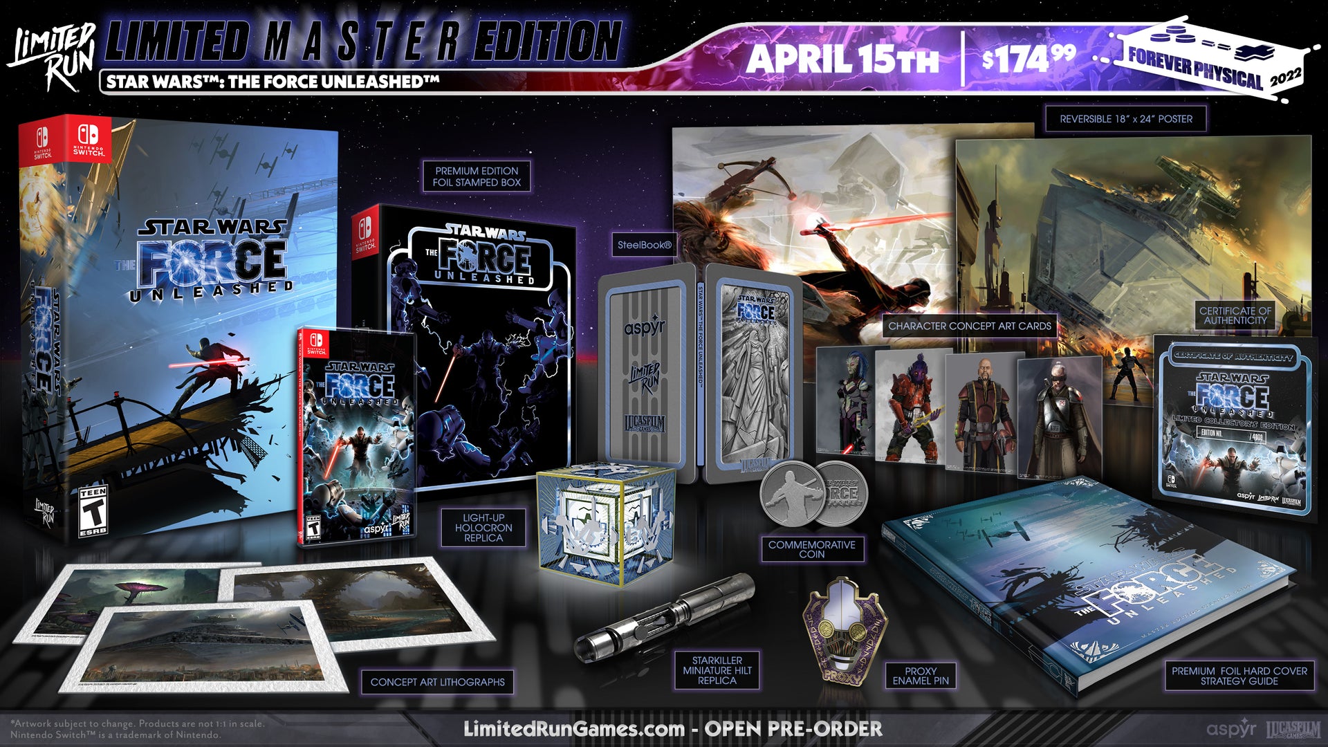 Switch Limited Run #146: STAR WARS: The Force Unleashed Master Edition ...