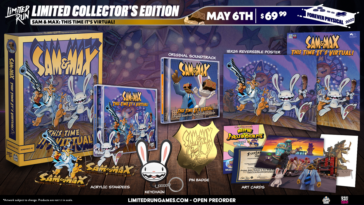 Sam & Max: This Time It's Virtual! Collector’s Edition (PCVR) – Limited ...