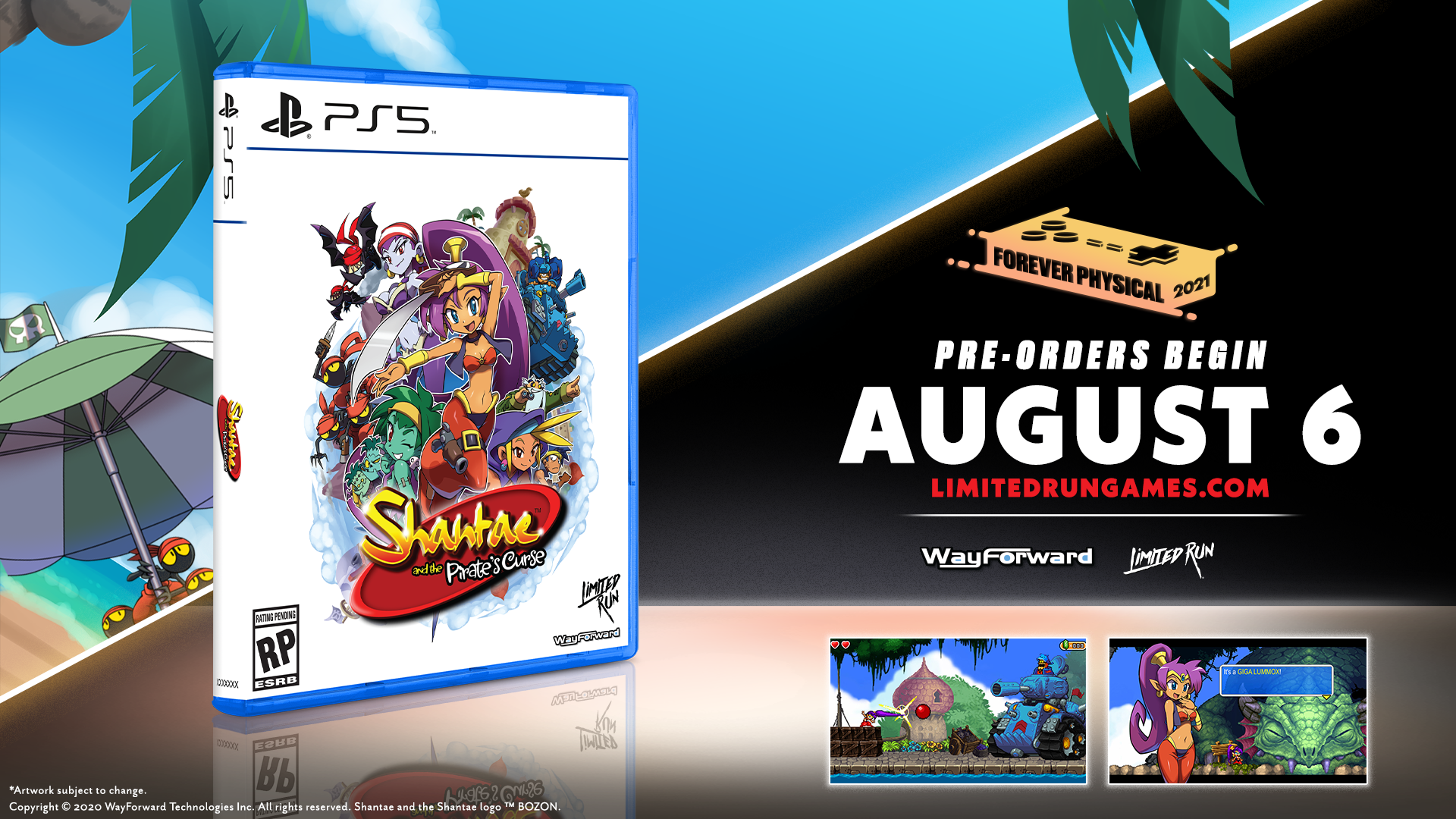 PS5 Limited Run #5: Shantae and the Pirate's Curse – Limited Run Games