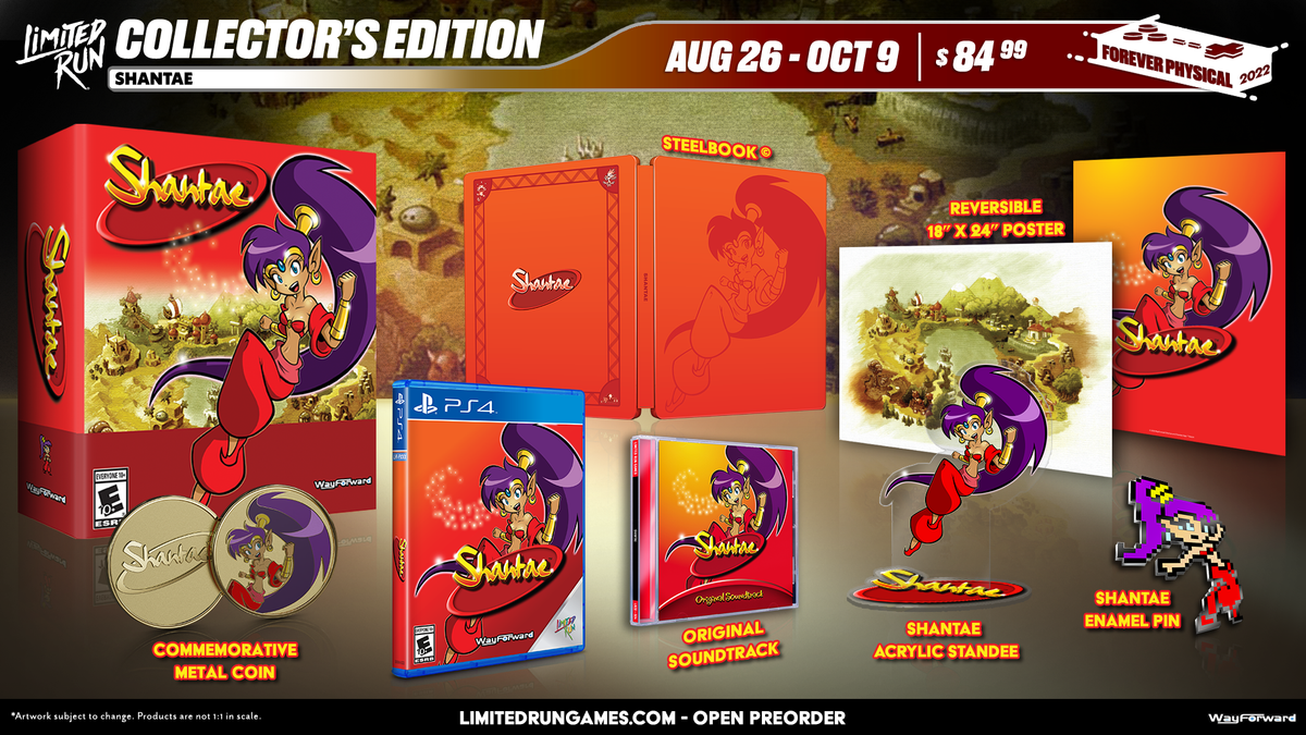Limited Run #468: Shantae Collector's Edition (PS4) – Limited Run Games