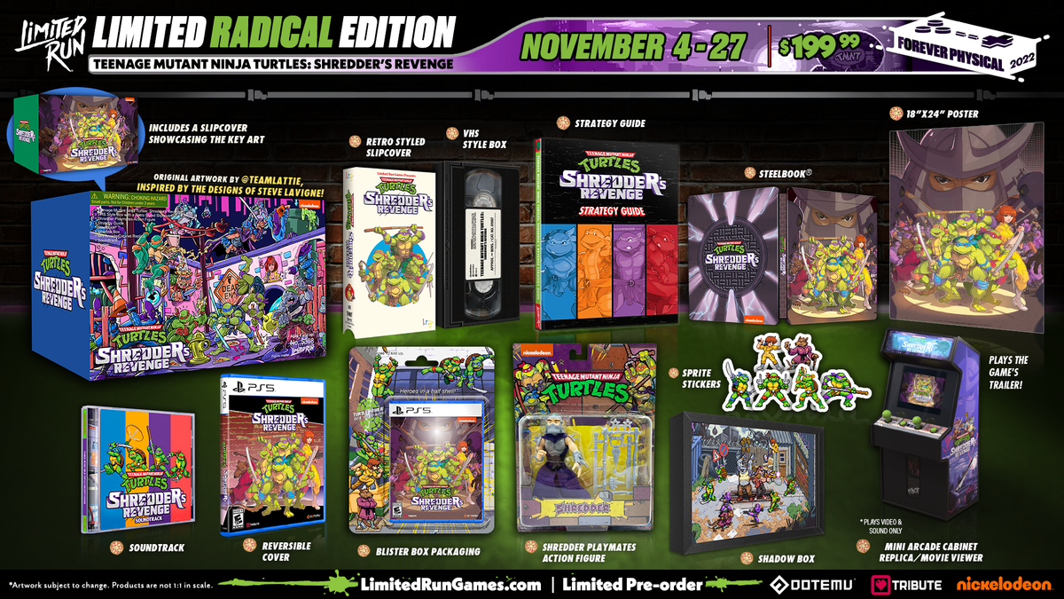 Teenage Mutant Ninja Turtles: Shredder's Revenge Radical Edition (PS5 ...