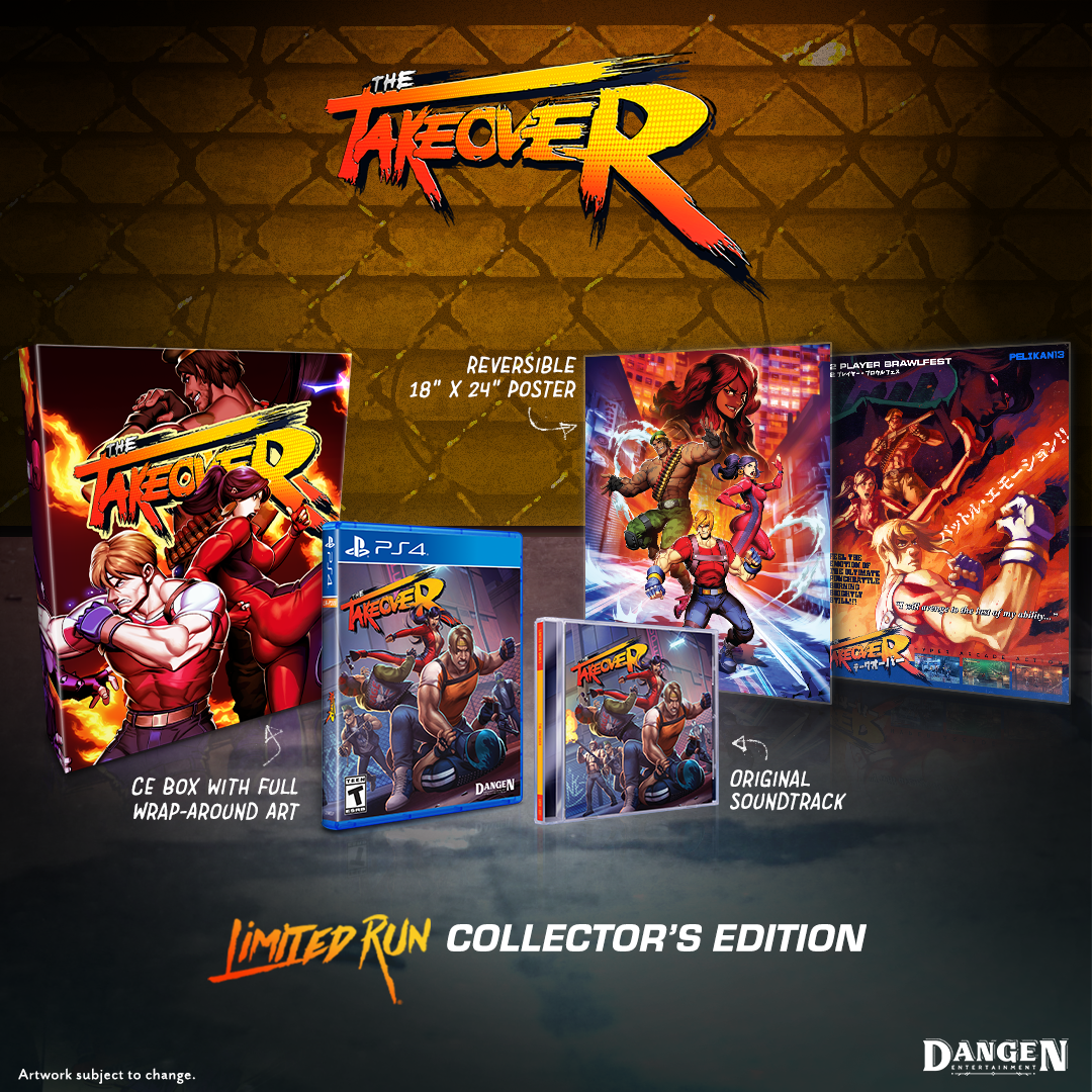 Limited Run #408: The TakeOver Collector's Edition (PS4) – Limited Run ...