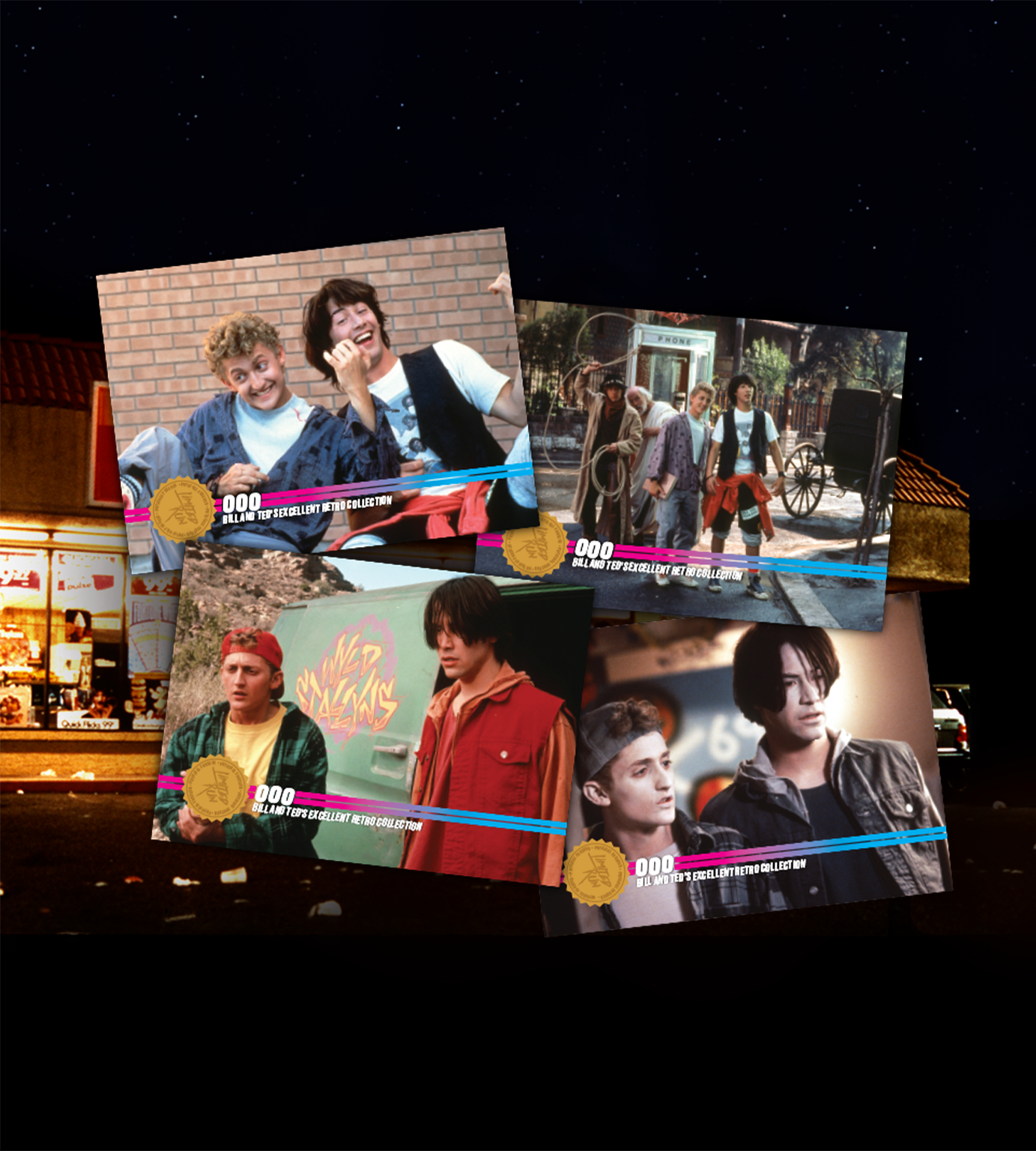 Bill & Ted's Excellent Retro Collection Trading Cards – Limited Run Games