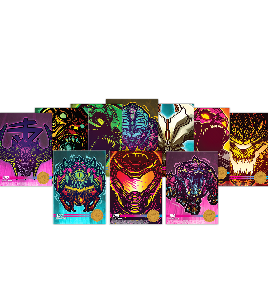 DOOM Eternal Trading Card Set – Limited Run Games