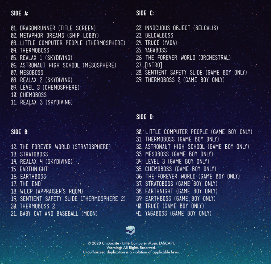 EarthNight - 2LP Vinyl Soundtrack – Limited Run Games