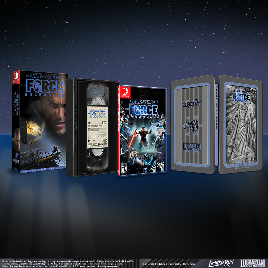 Switch Limited Run #146: STAR WARS: The Force Unleashed VHS Edition Co ...