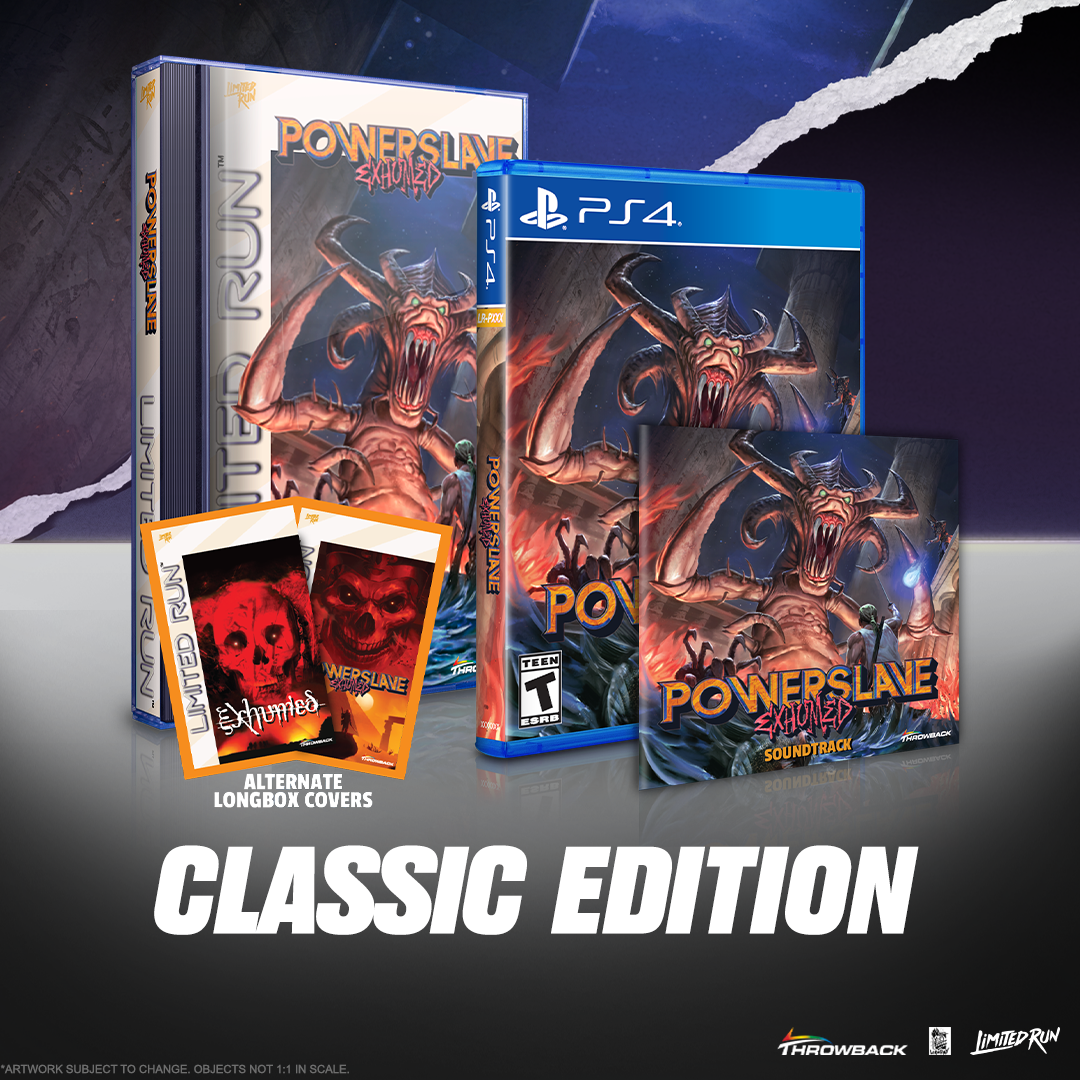 Limited Run 497 Powerslave Exhumed Classic Edition Ps4 Limited Run Games 
