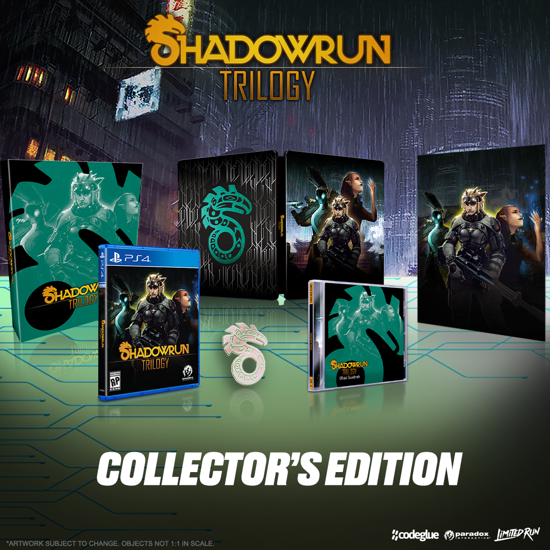 Limited Run #481: Shadowrun Trilogy Collector's Edition (PS4) – Limited Run Games