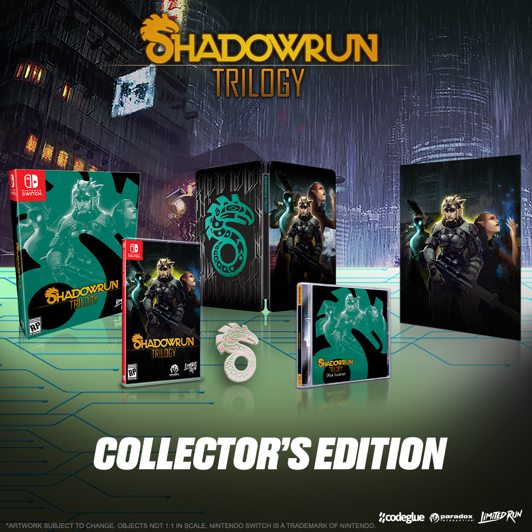 Switch Limited Run #163: Shadowrun Trilogy Collector's Edition ...