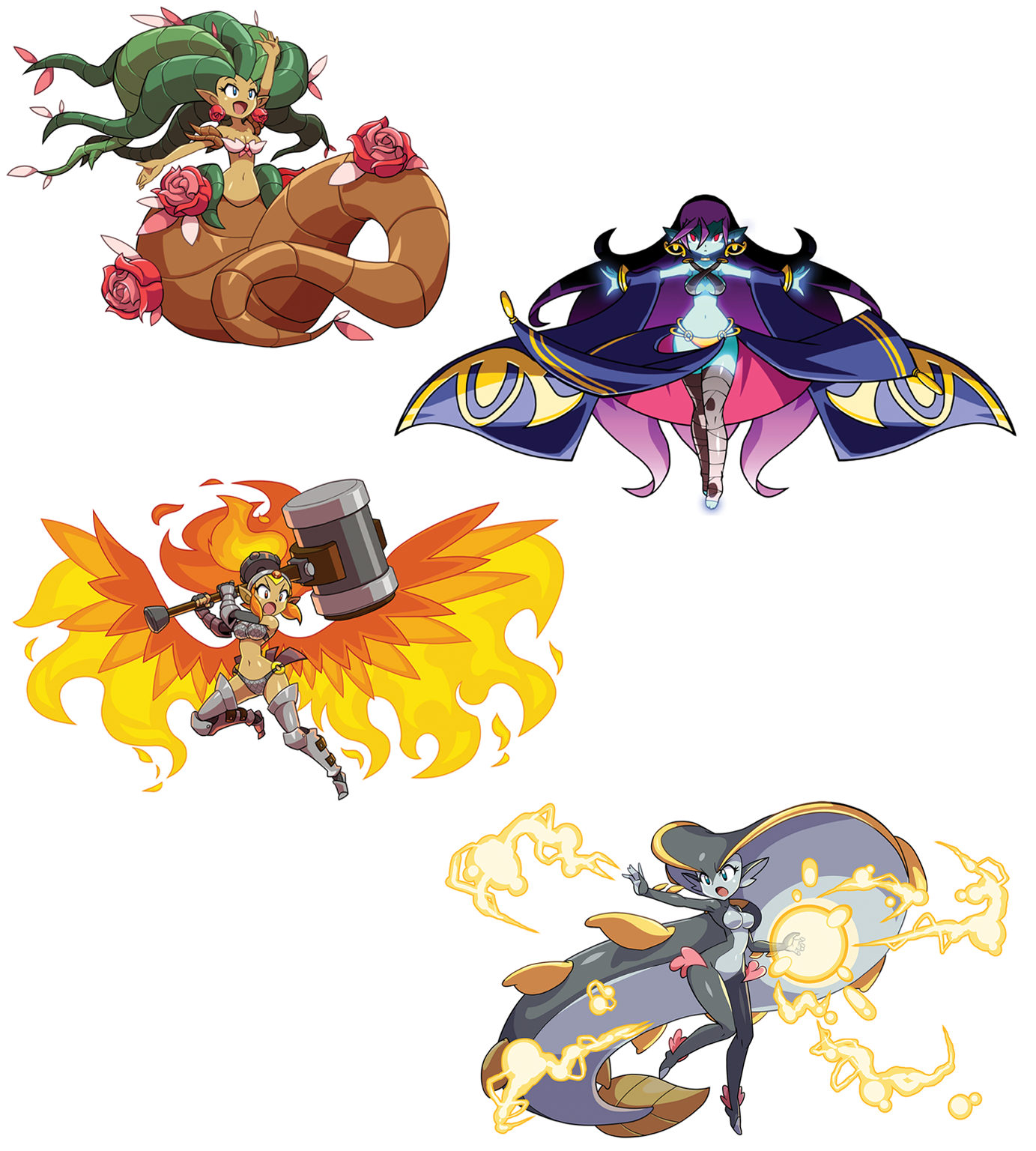 Shantae and the Seven Sirens Fusion Dance Premium Stickers – Limited ...
