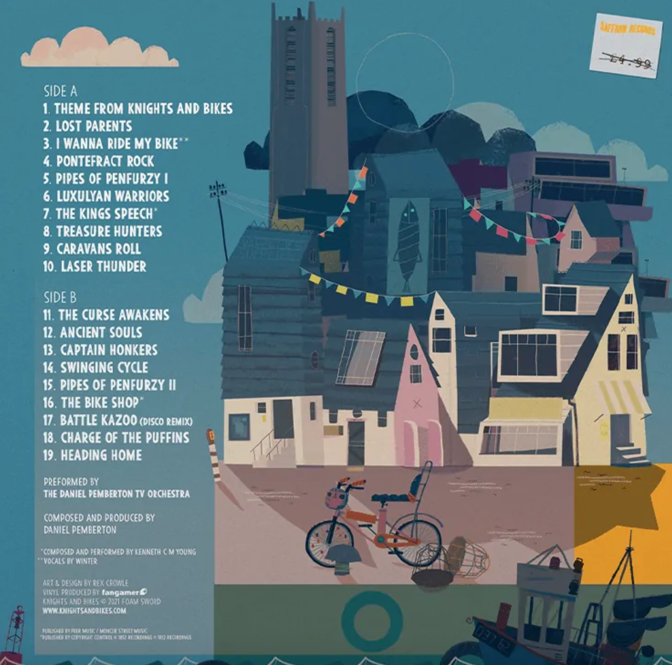 Knights and Bikes - Vinyl Soundtrack – Limited Run Games